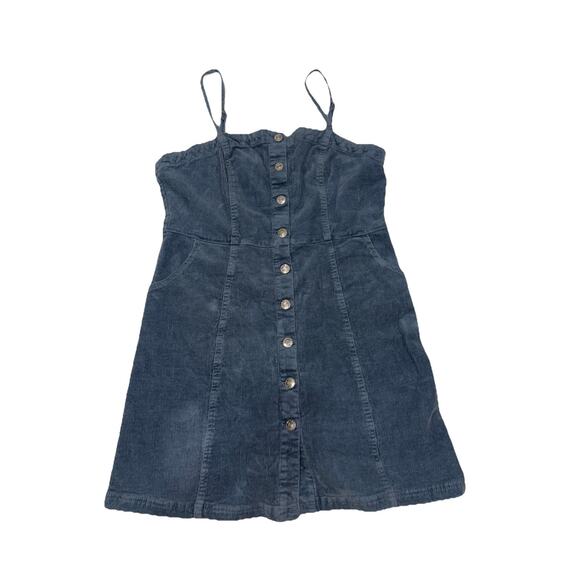 Love Tree | Dresses | Womens Size Xl Love Tree Blue Corduroy Pocket ...